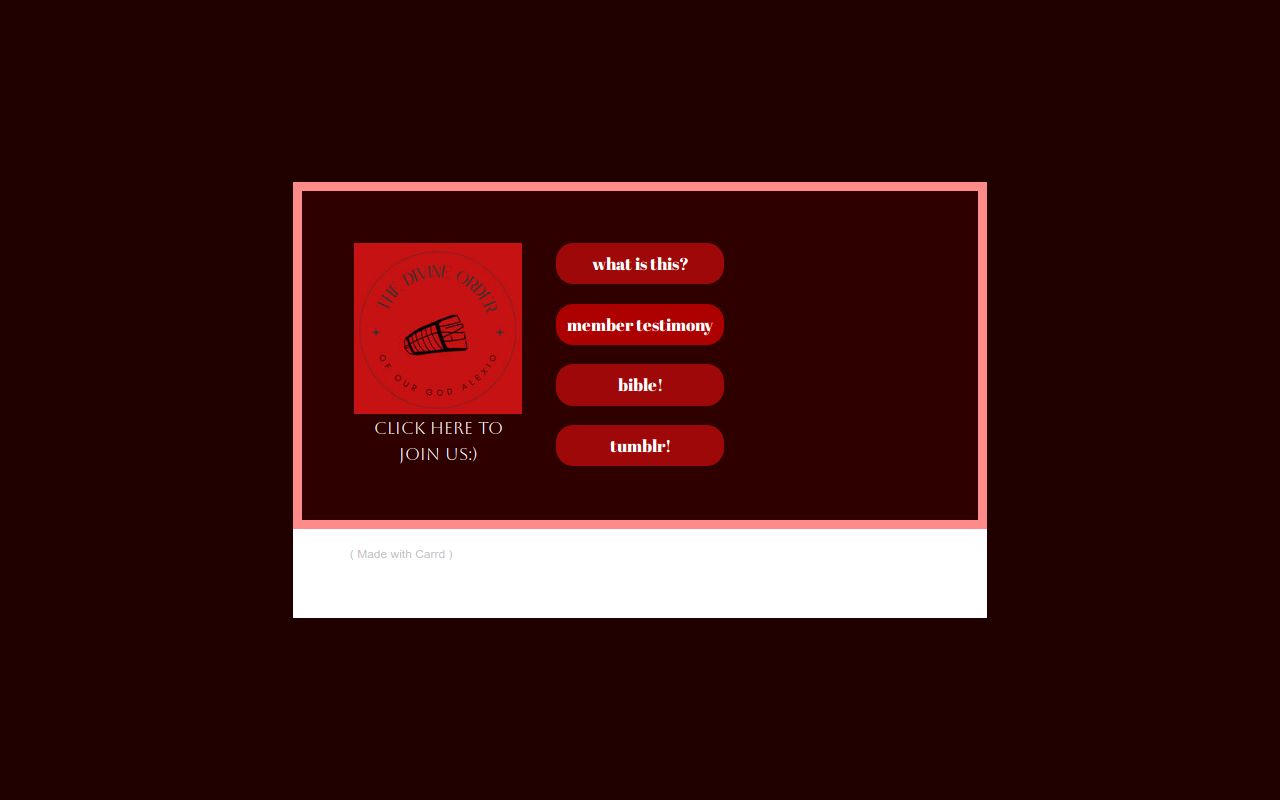 the divine order of alexio